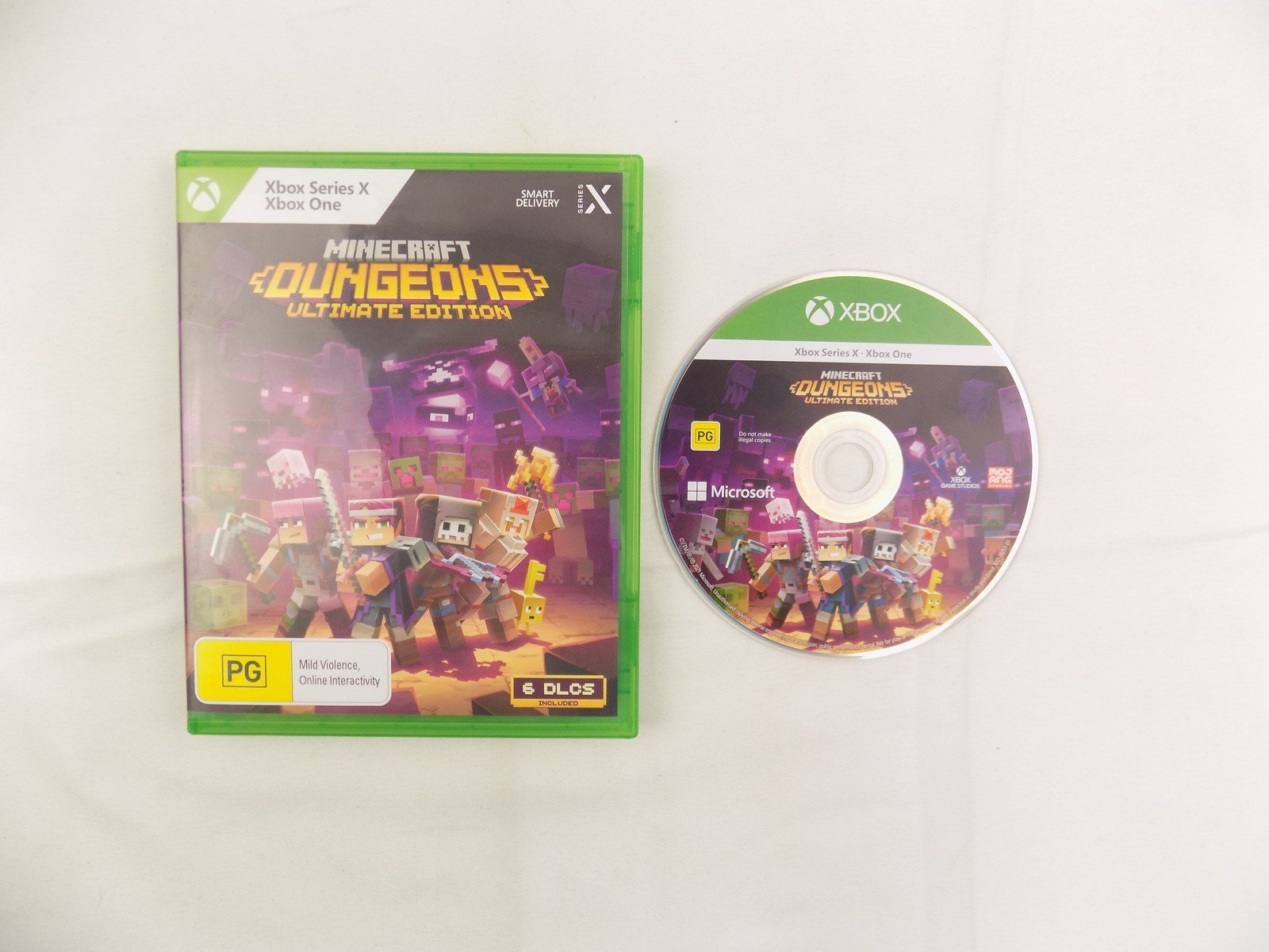 Mint Disc Xbox One / Series X Minecraft Dungeons Ultimate Edition ...