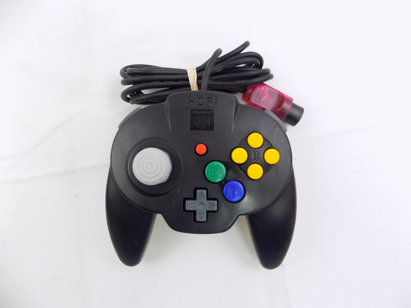 Nintendo 64 Black Wired Hori Controller - Starboard Games