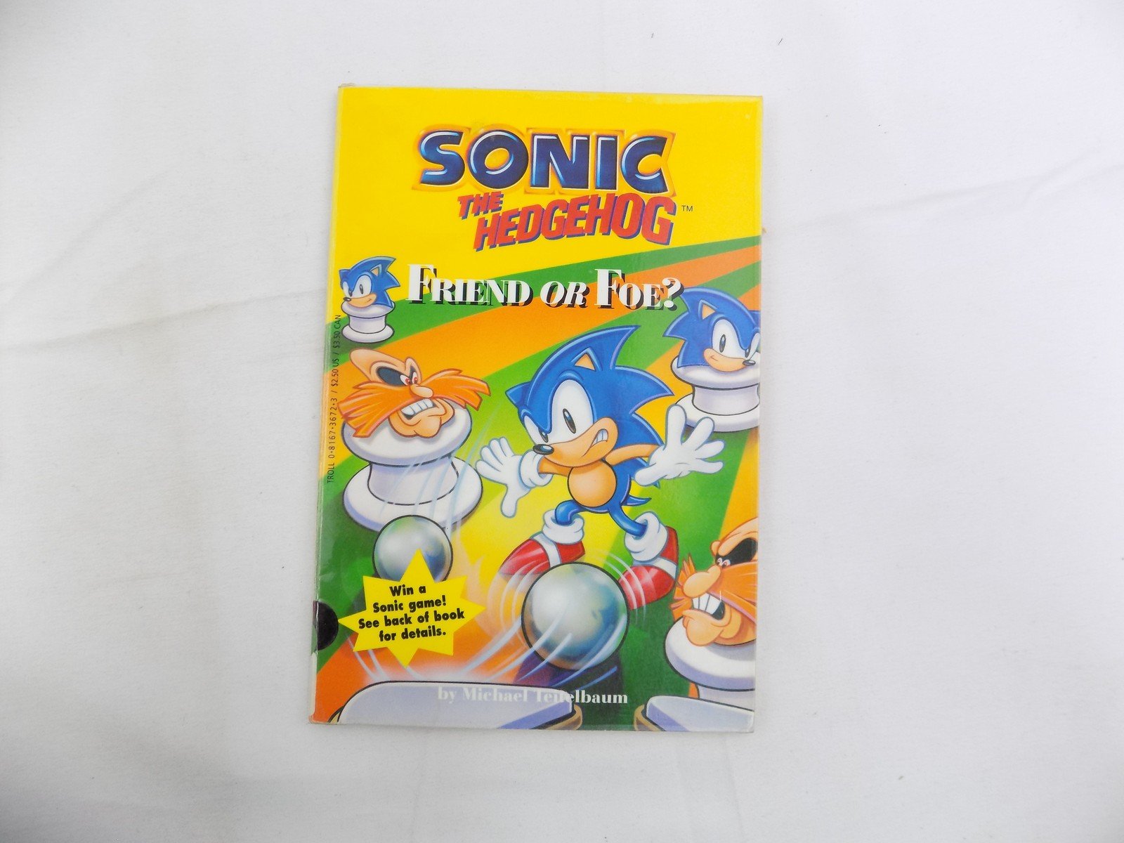 Like New Sonic The Hedgehog Friend or Foe? Book - Starboard Games