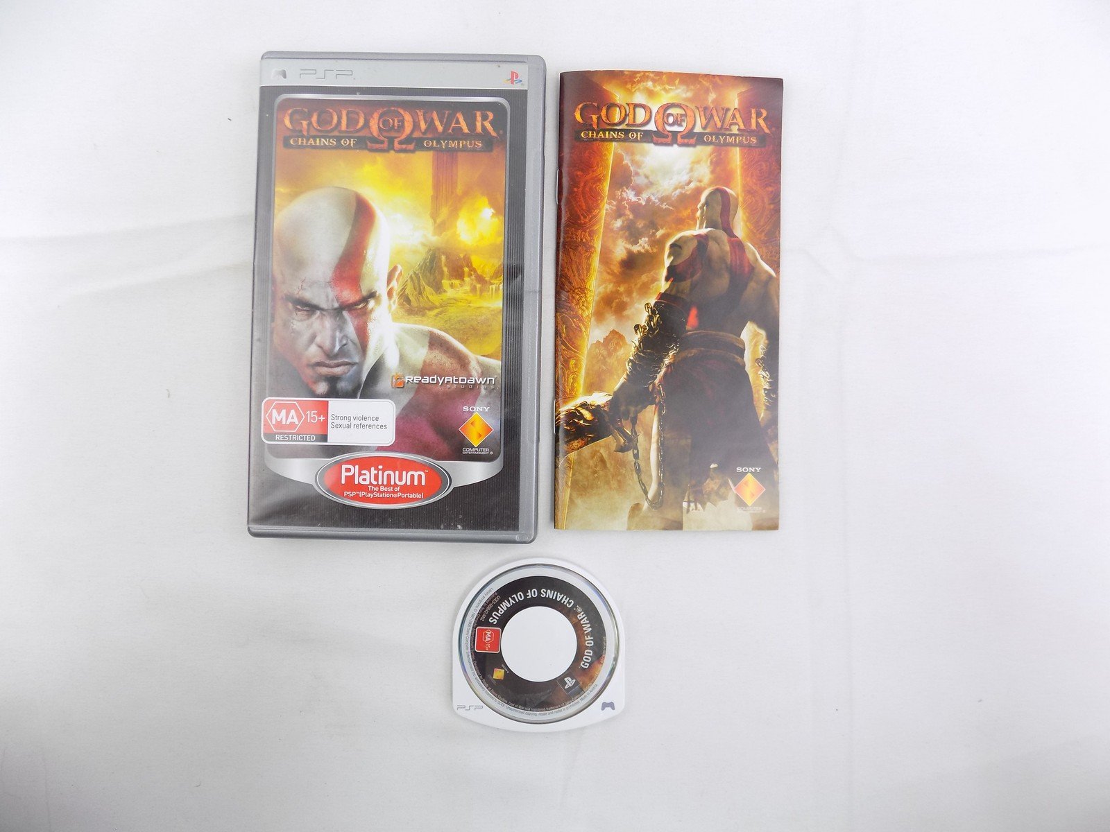 Playstation Portable PSP Platinum God of War Chains of Olympus - Inc ...