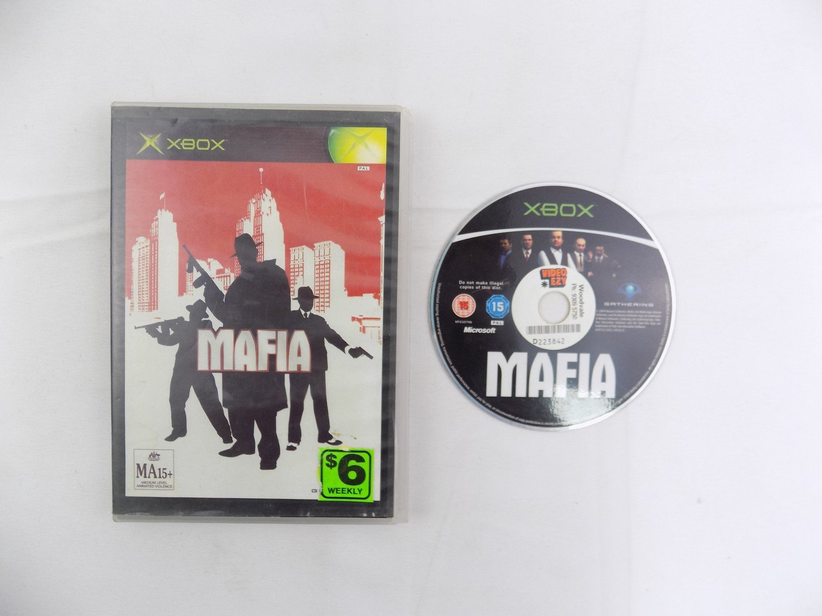 Mint Disc Xbox Original Ex-Rental Mafia - No Manual Free Postage ...