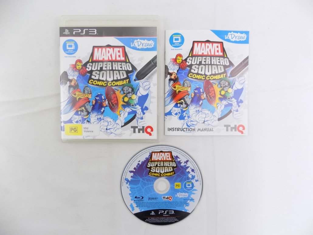 Mint Disc Playstation 3 Ps3 Marvel Super Hero Squad Comic Combat - Inc ...