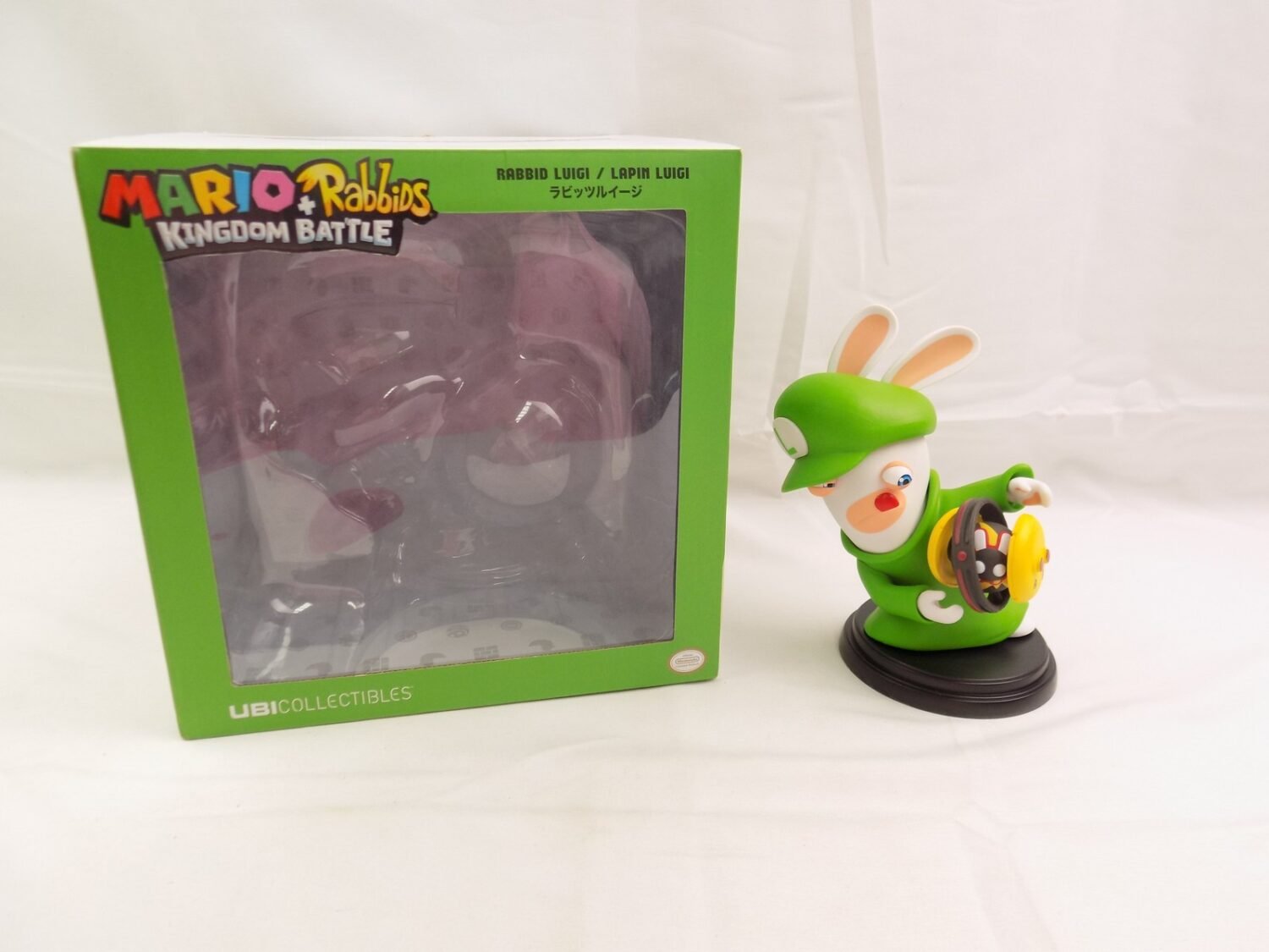 Boxed Like New Mario + Rabbids Kingdom Battle Rabbid Luigi 6" Statue ...