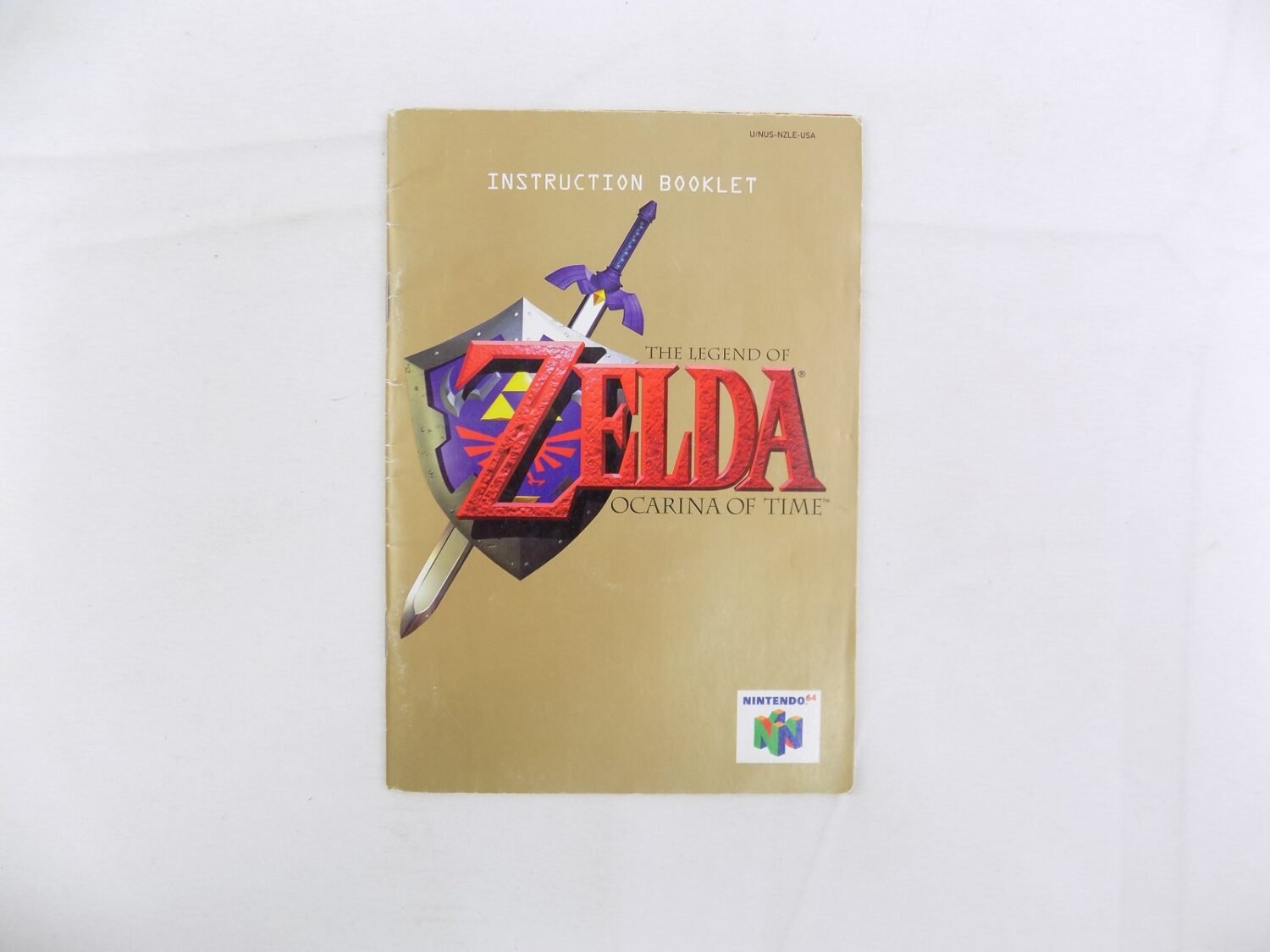 Nintendo 64 N64 The Legend of Zelda Ocarina of Time Manual Only ...