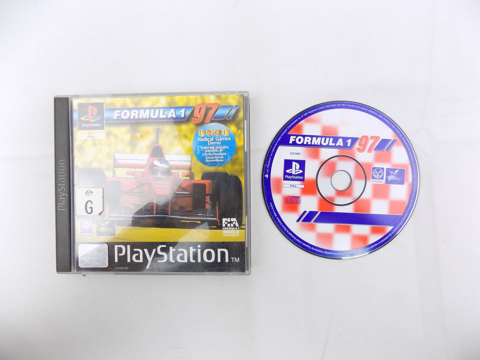 Mint Disc Playstation 1 Ps1 Formula 1 97 - No Manual Free Postage ...
