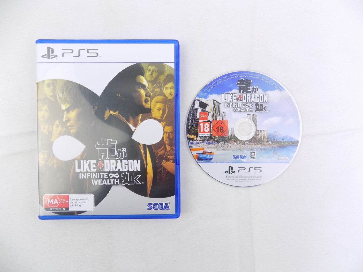 Mint Disc Playstation 5 Ps5 Like A Dragon Infinite Wealth - Starboard Games