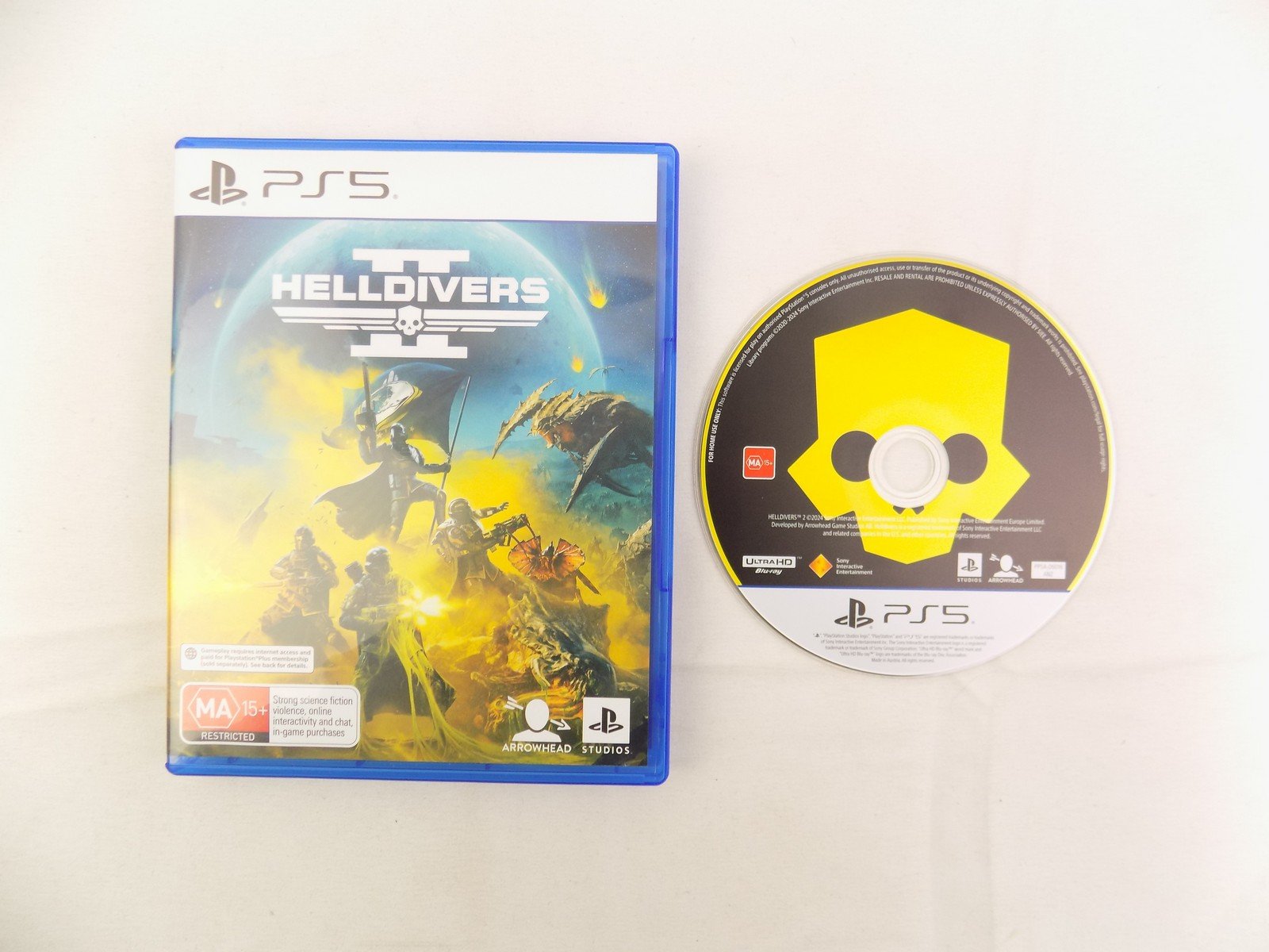 Mint Disc Playstation 5 Ps5 Helldivers II 2 Free Postage - Starboard Games