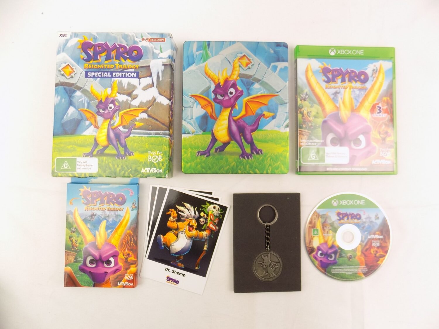 Mint Disc Xbox One Spyro Reignited Trilogy Special Edition Free Postage ...