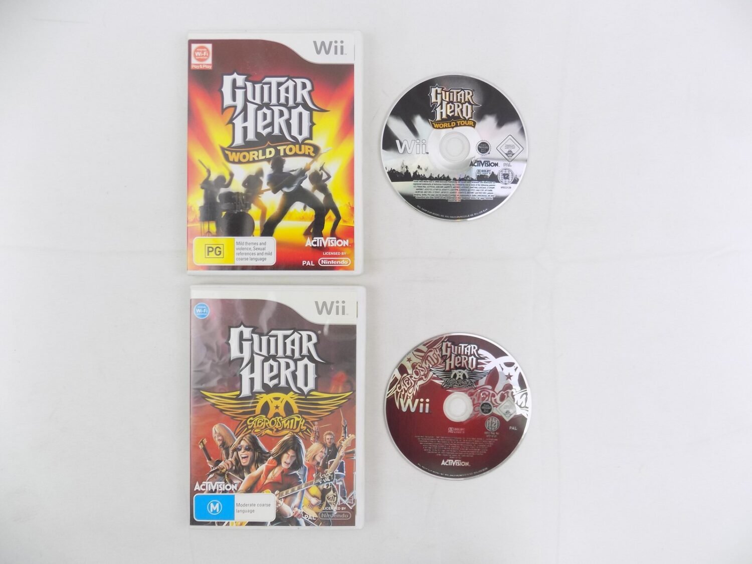 Nintendo Wii Rock Band Drum Kit Bundle + x2 Games - Starboard Games
