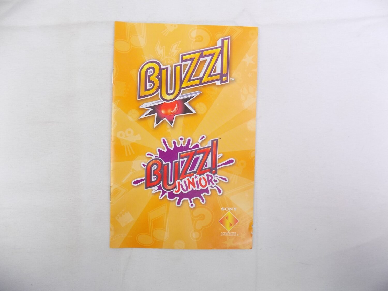 Playstation 2 PS2 Buzz Junior Instruction Manual Only - Starboard Games