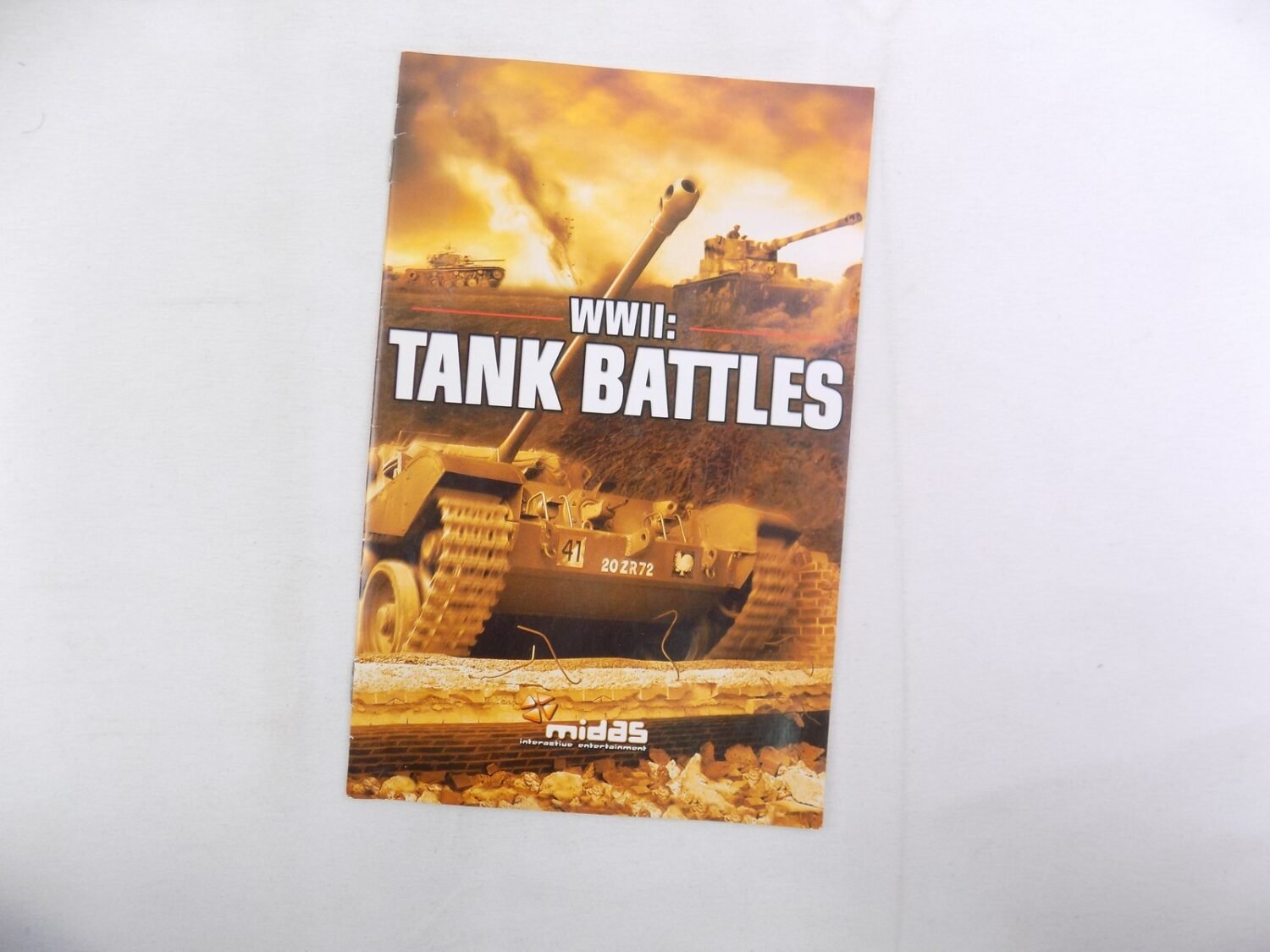 Playstation 2 PS2 WWII Tank Battles Instruction Manual Only - Starboard ...