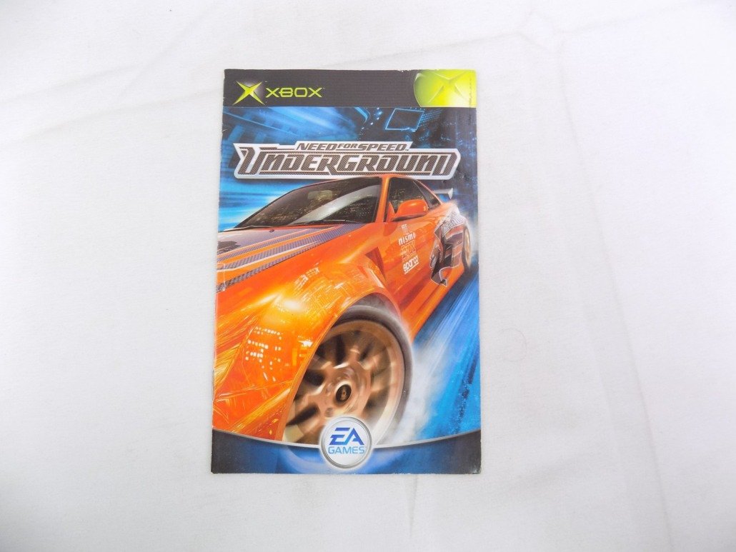 Xbox Original Need for Speed Underground Instruction Manual Only ...
