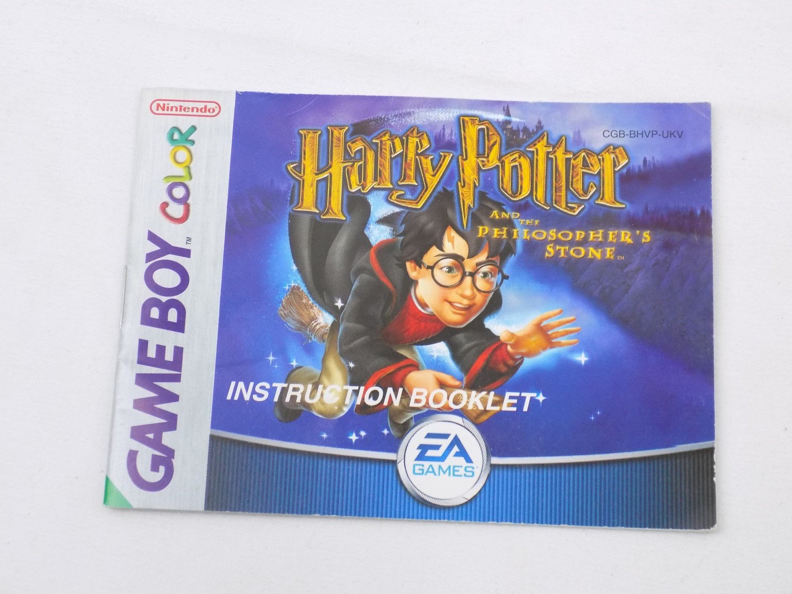 Gameboy Color Harry Potter and The Philosopher's Stone Instruction ...