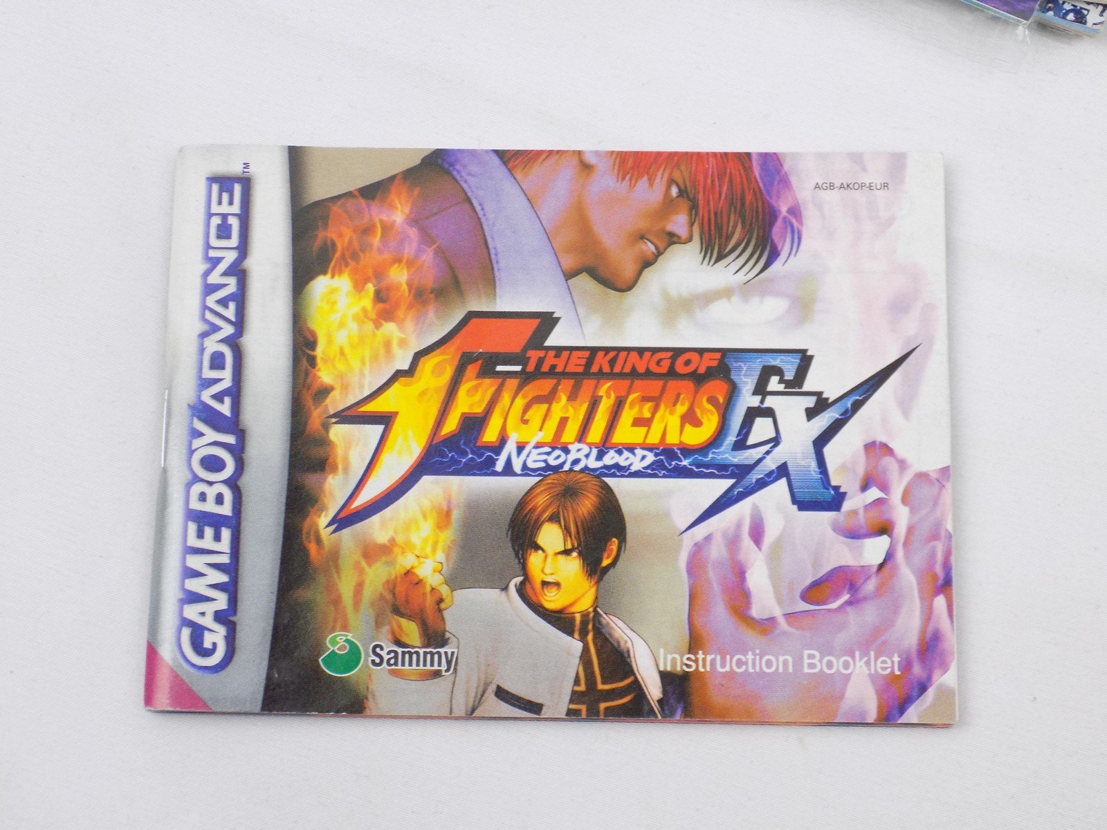 Gameboy Advance GBA The King of Fighters EX NeoBlood Instruction Manual ...