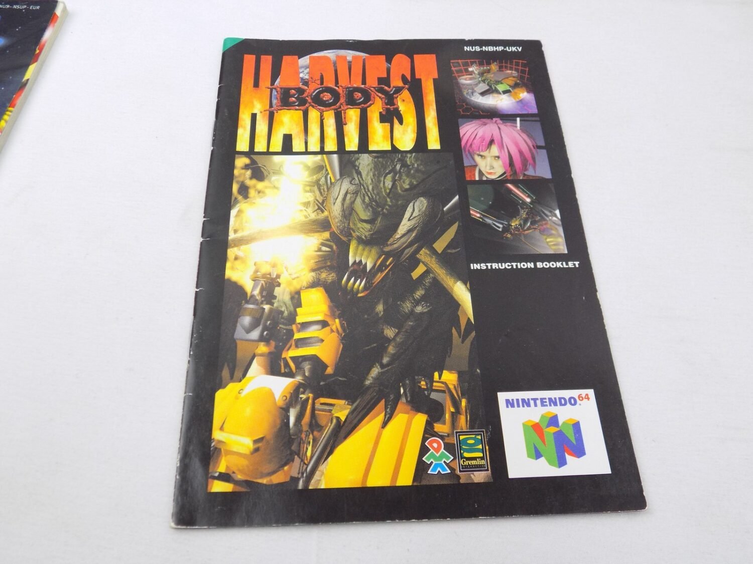 Nintendo 64 N64 Body Harvest Instruction Manual Only - Starboard Games