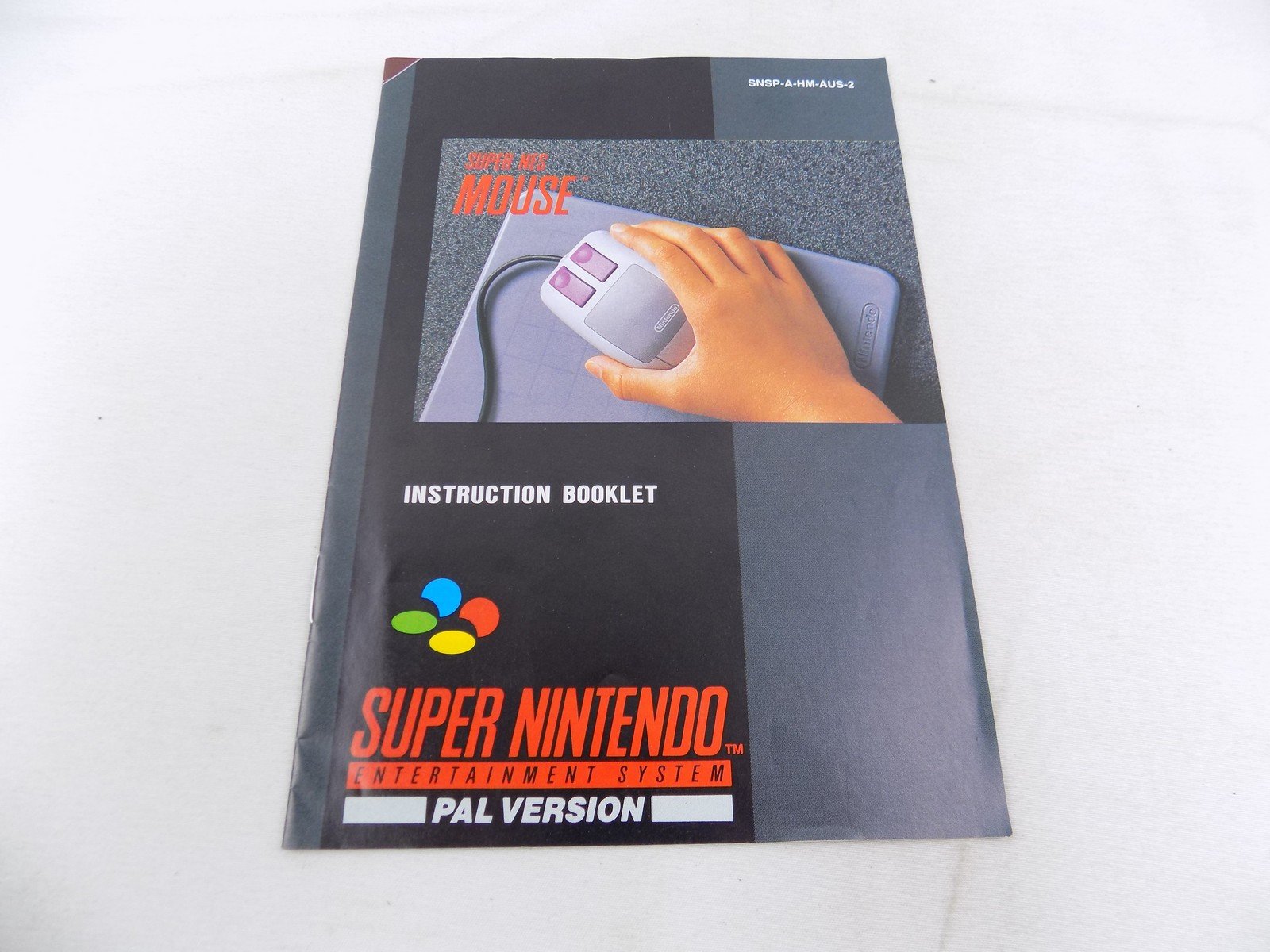 Super Nintendo SNES Mouse Instruction Manual Only - Starboard Games