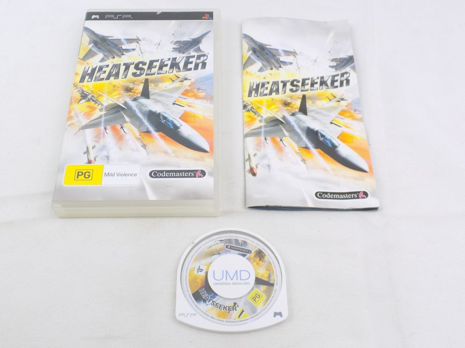 Playstation Portable PSP Heatseeker - Inc Manual Free Postage ...