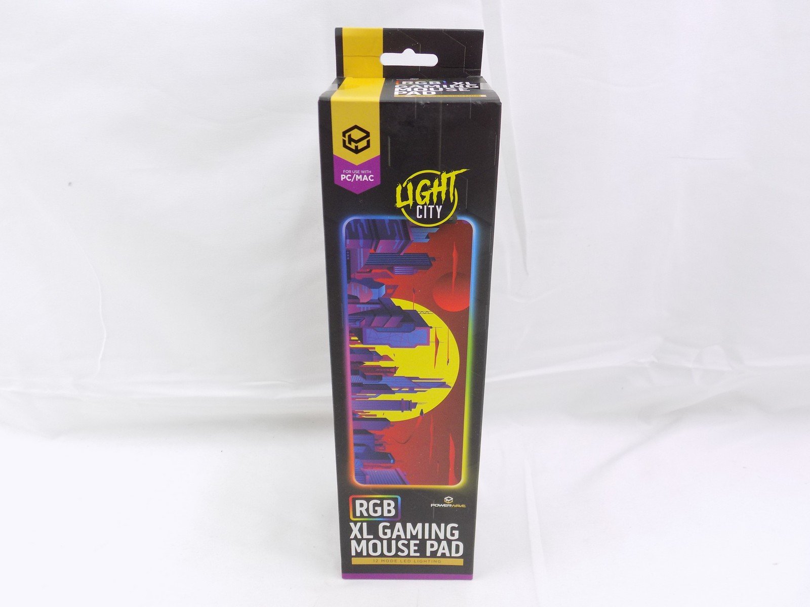 Brand New PowerWave Light City RGB XL Gaming Mouse Pad - Starboard Games