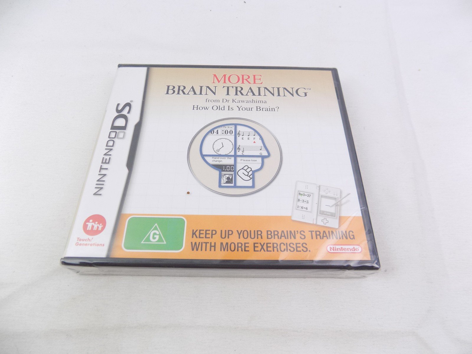 Brand New and Sealed Nintendo DS / 2DS / 3DS More Brain Training Free ...