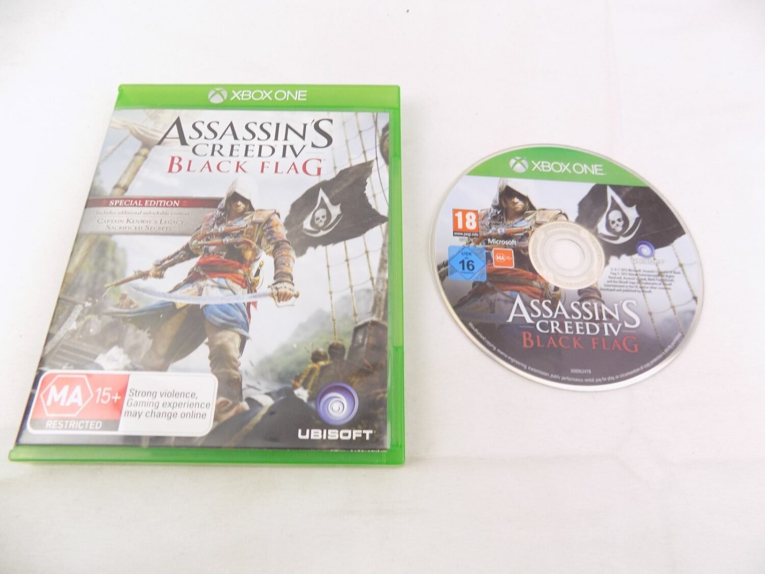 Mint Disc Xbox One Assassin's Creed IV Black Flag Special Edition ...