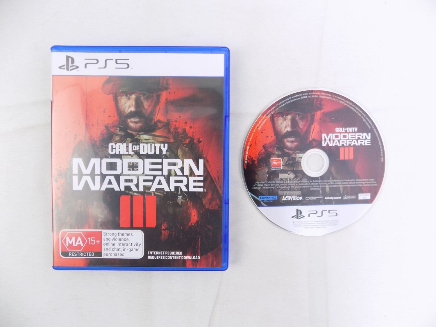 Mint Disc Playstation 5 Ps5 Call of Duty Modern Warfare III - Starboard ...