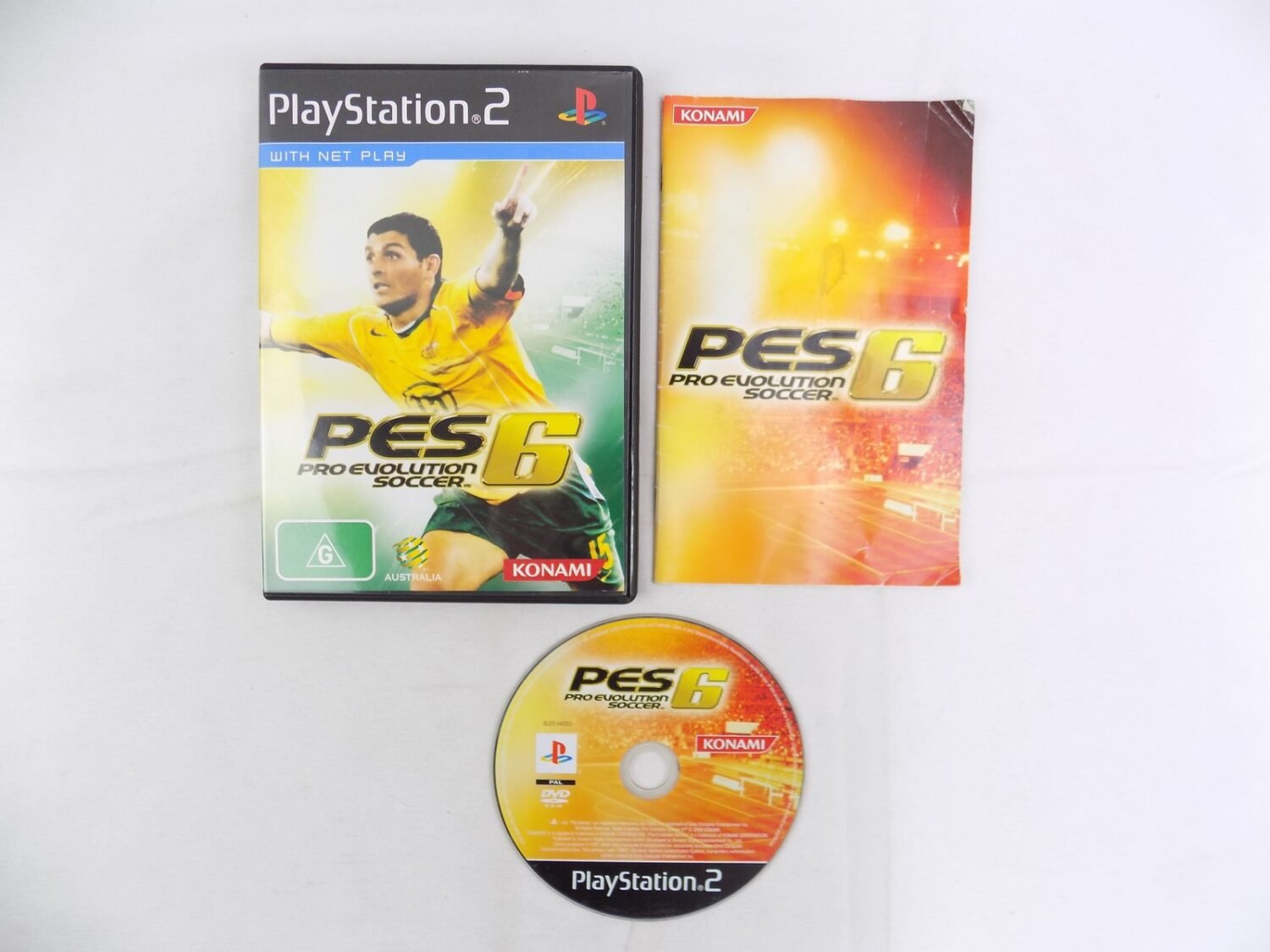 Mint Disc Playstation 2 Ps2 PES 6 Pro Evolution Soccer - Inc Manual ...