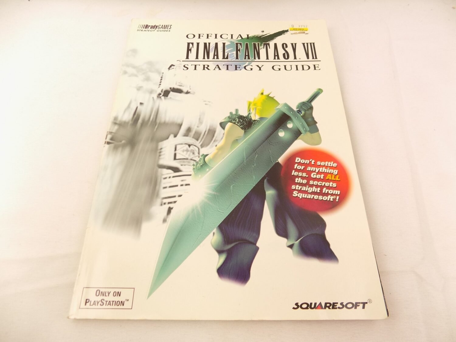 Like New Final Fantasy VII 7 Official Strategy Guide - Starboard Games