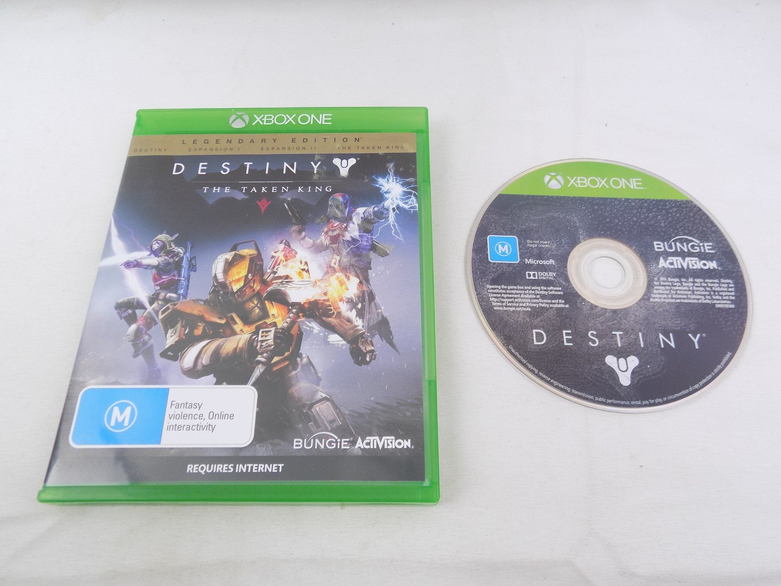 Mint Disc Xbox One Destiny The Taken King Legendary Edition Free ...