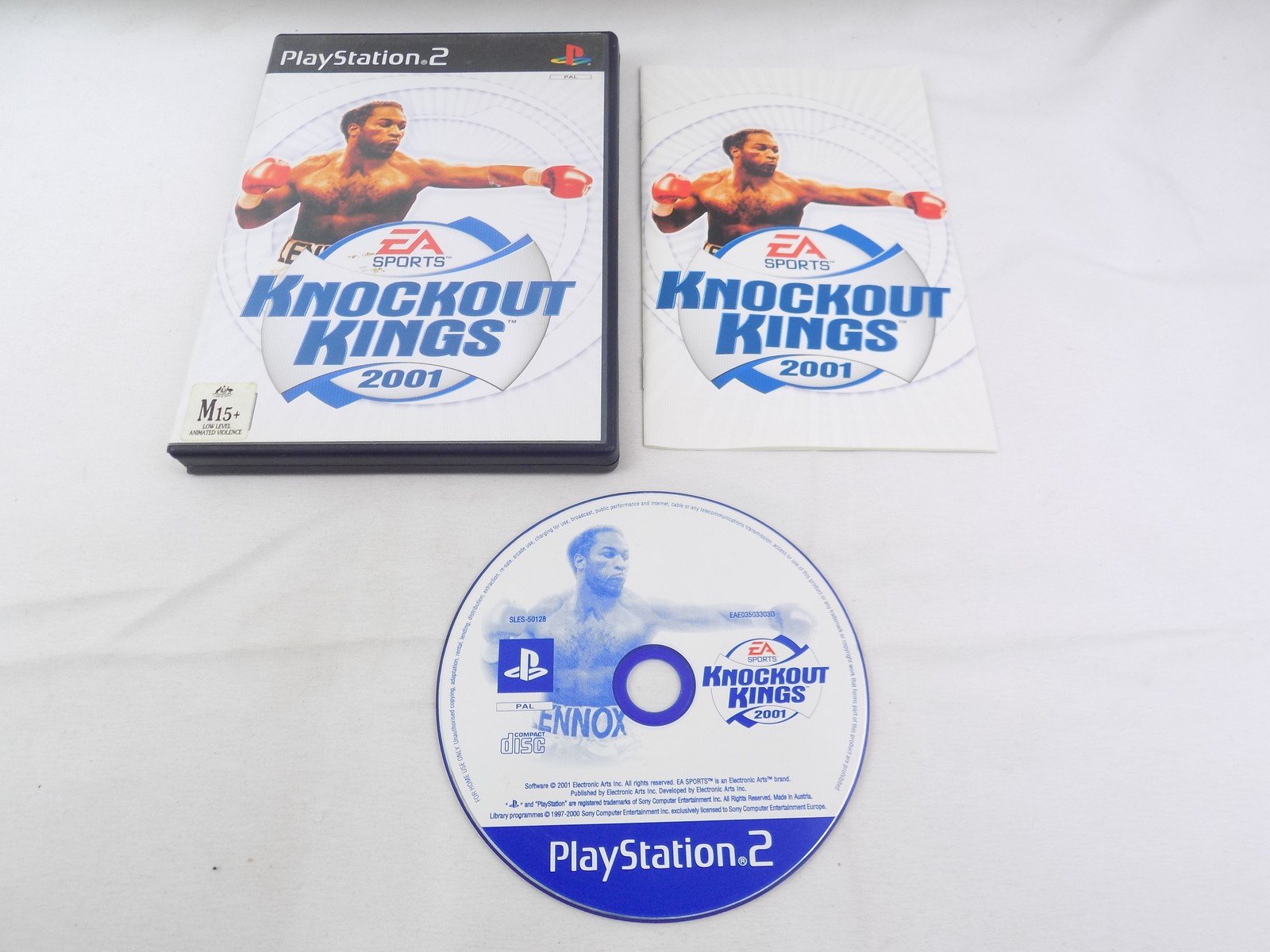 Mint Disc Playstation 2 Ps2 Knockout Kings 2001 - Inc Manual ...