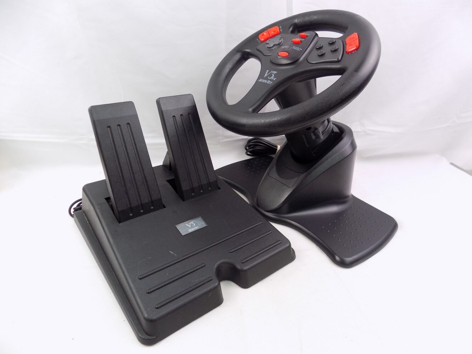 Like New Playstation 2 Ps2 InterAct V3 FX Racing Wheel with Pedals ...