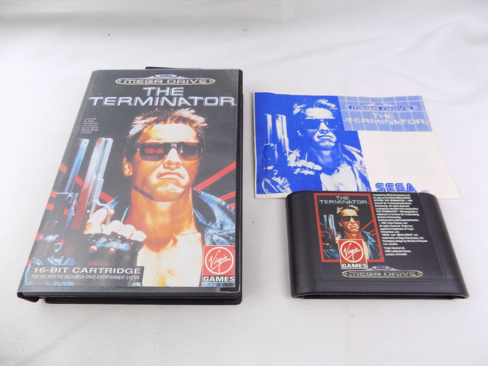 Boxed Sega Mega Drive / Genesis The Terminator - Inc Manual - Starboard ...