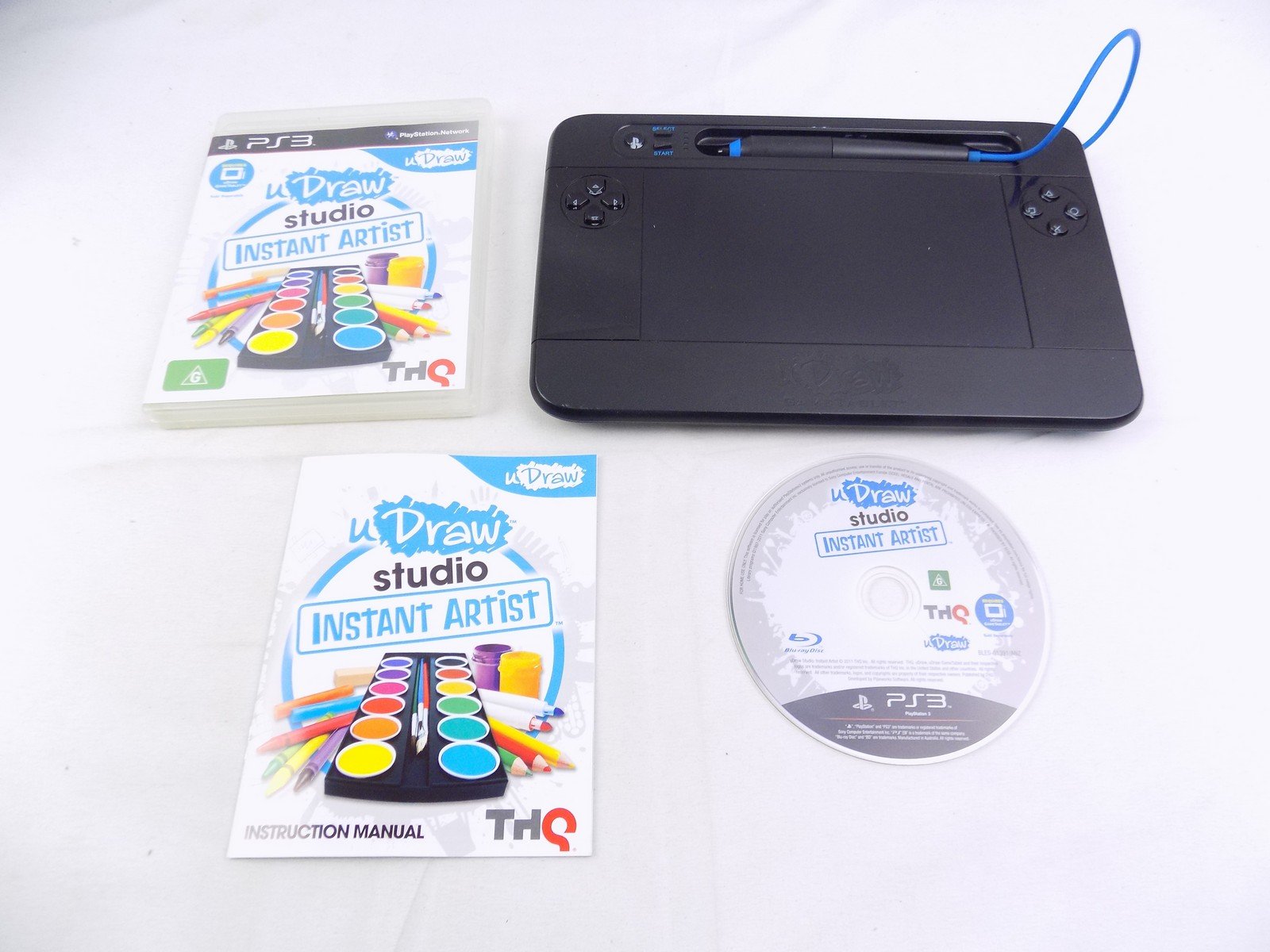Like New Playstation 3 Ps3 uDraw Studio Instant Artist with Tablet ...