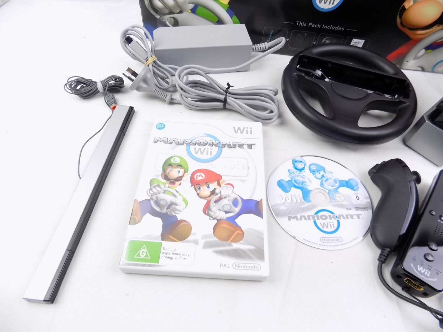 Nintendo Wii Console Only Nintendo Wii Console (EUR) Bundle W/ 7 Games ...