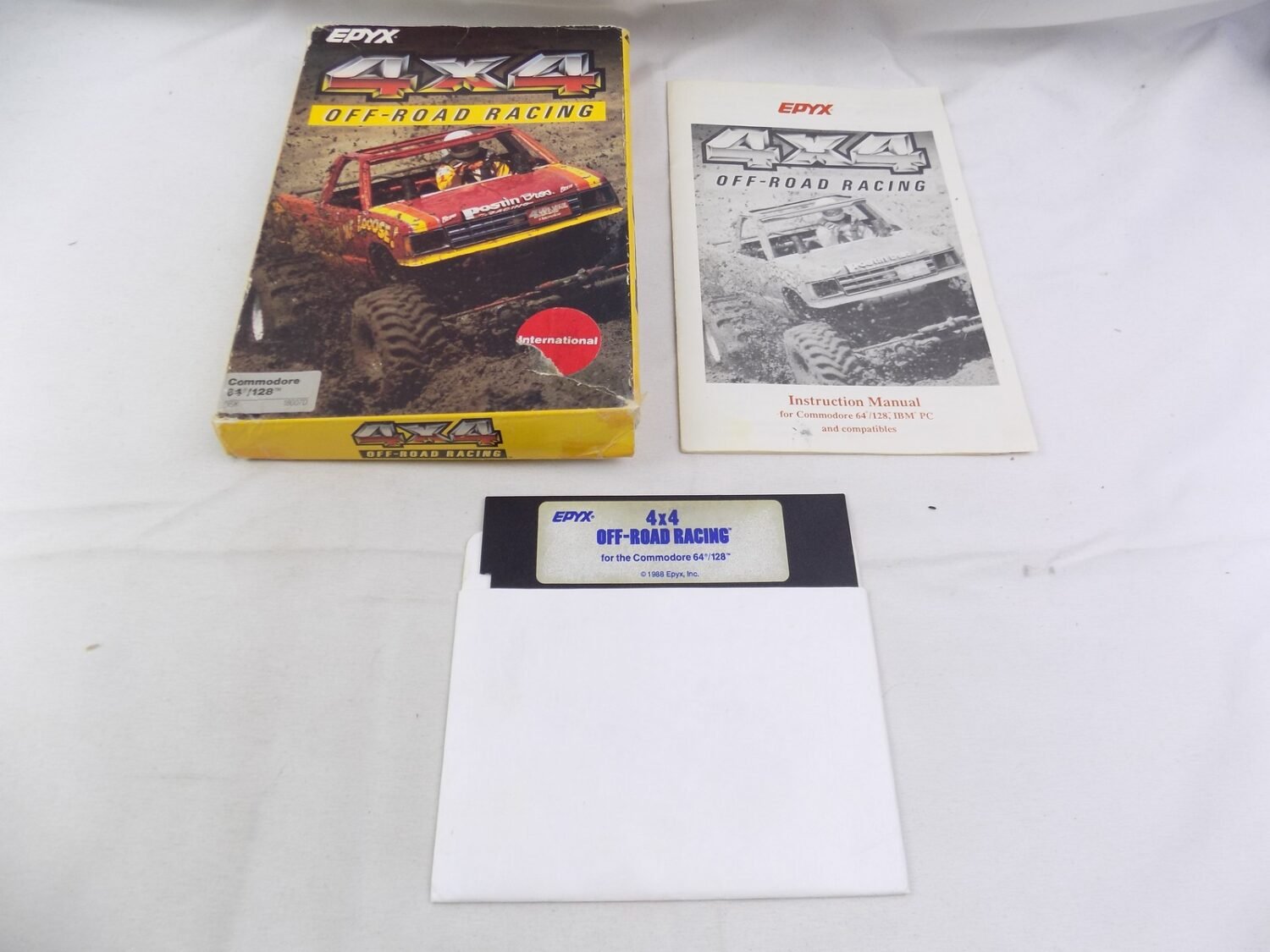 Boxed Commodore 64 C64 4X4 Off-Road Racing Game Floppy - Starboard Games