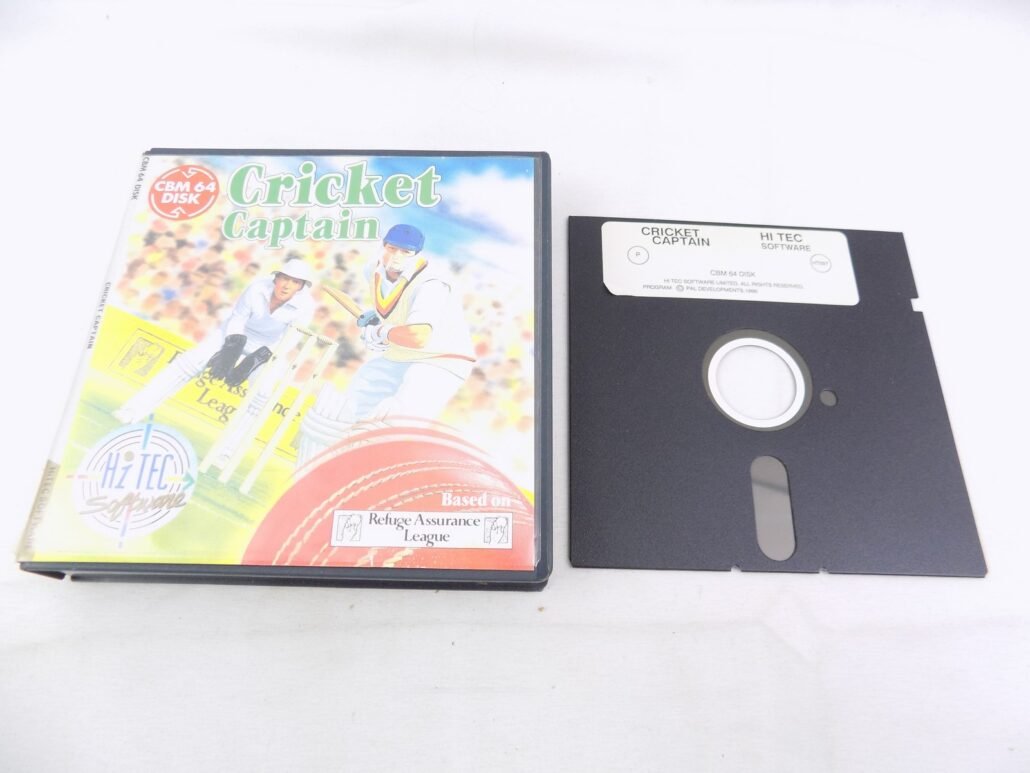 Boxed Like New Commodore 64 C64 Cricket Captain Game Floppy - Starboard ...