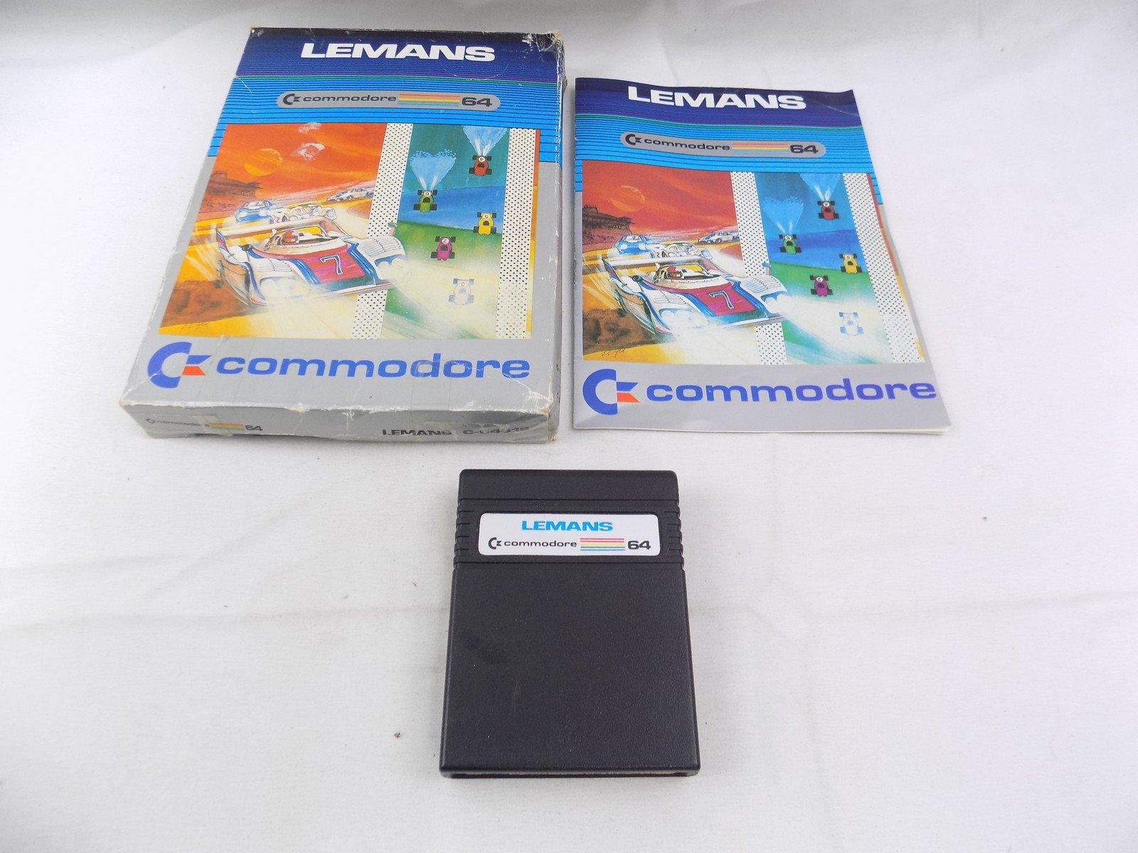 Boxed Commodore 64 C64 Lemans Game Cartridge - Inc Manual - Starboard Games