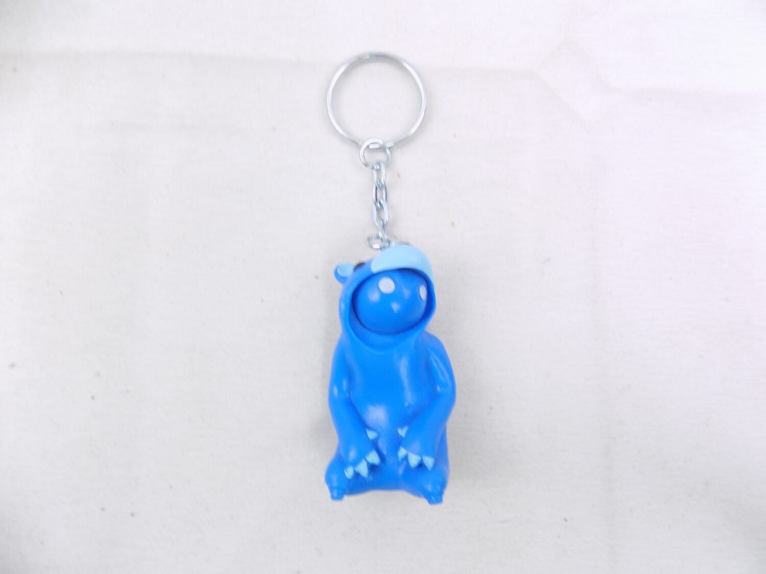 Like New Gang Beasts Blue Bear Keychain Figure - Starboard Games