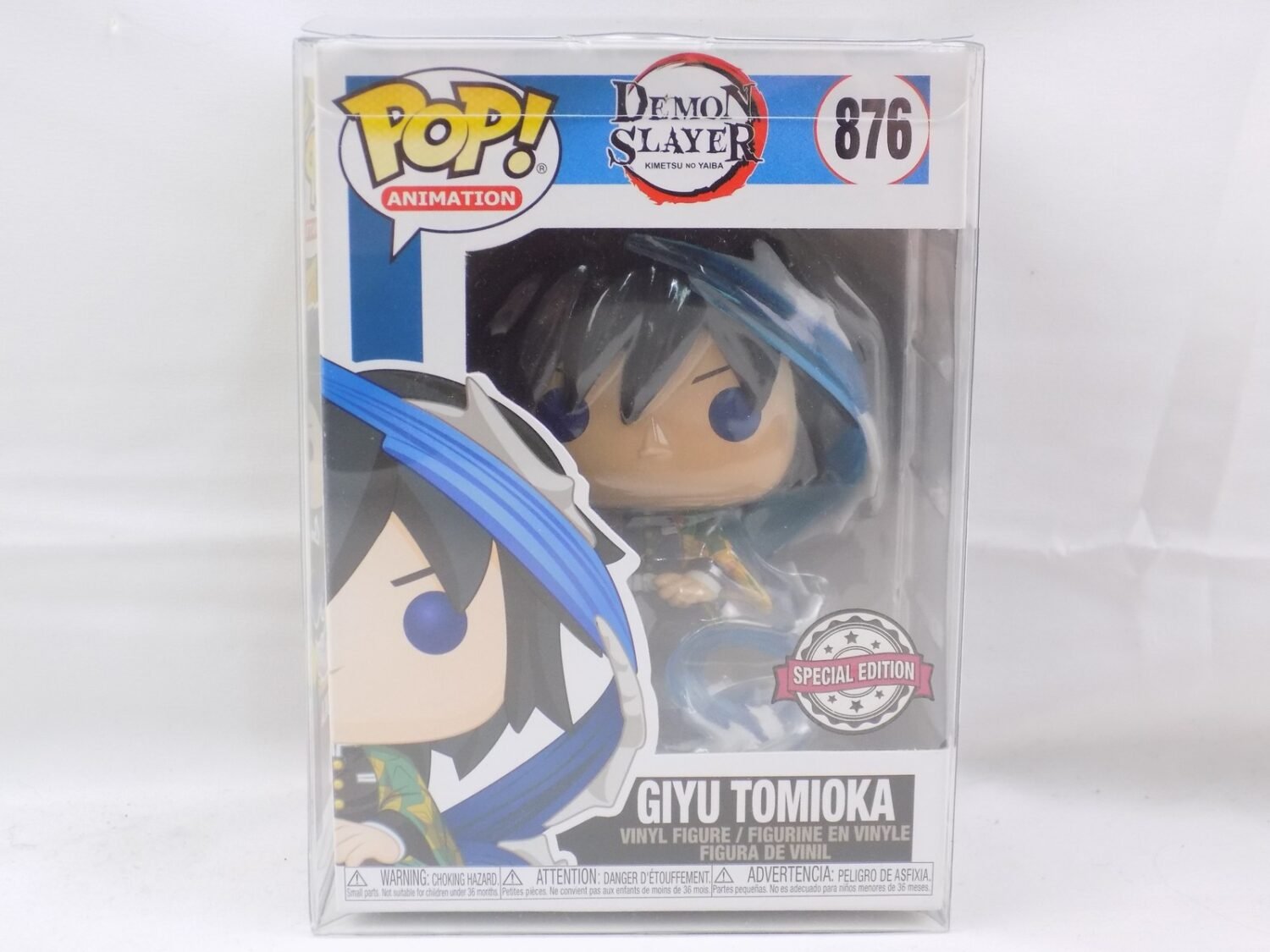 Brand New Funko Giyu Tomioka 876 Demon Slayer Pop Figure - Starboard Games