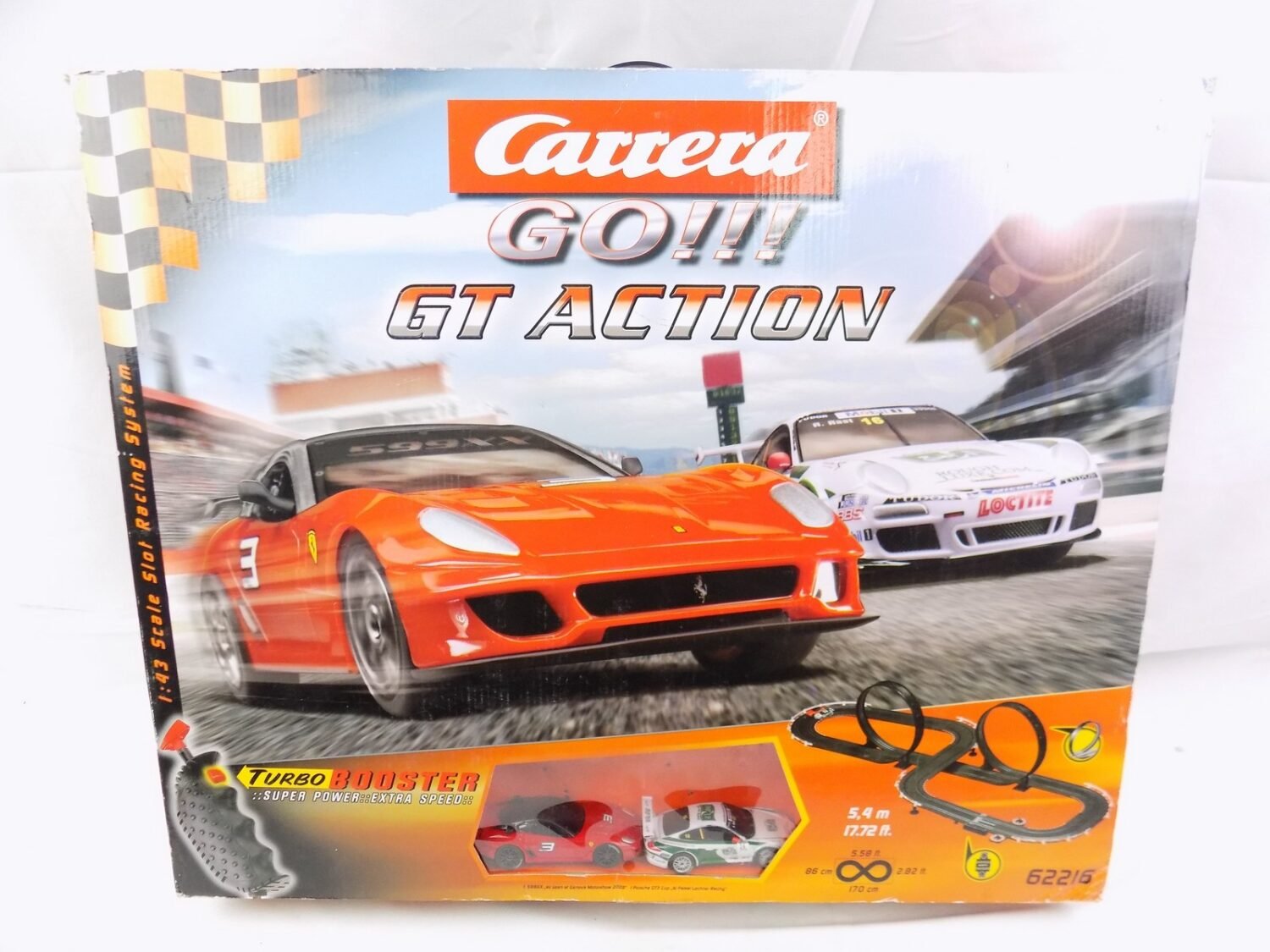 Boxed Like New Carrera Go!!! GT Action Slot Car Set - Starboard Games