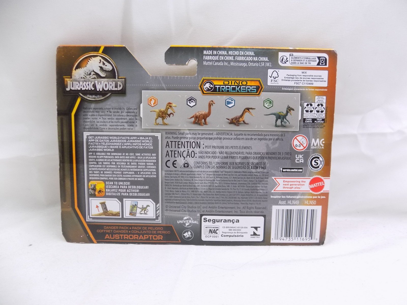 Brand New Jurassic World Dino Trackers Austroraptor Action Figure ...