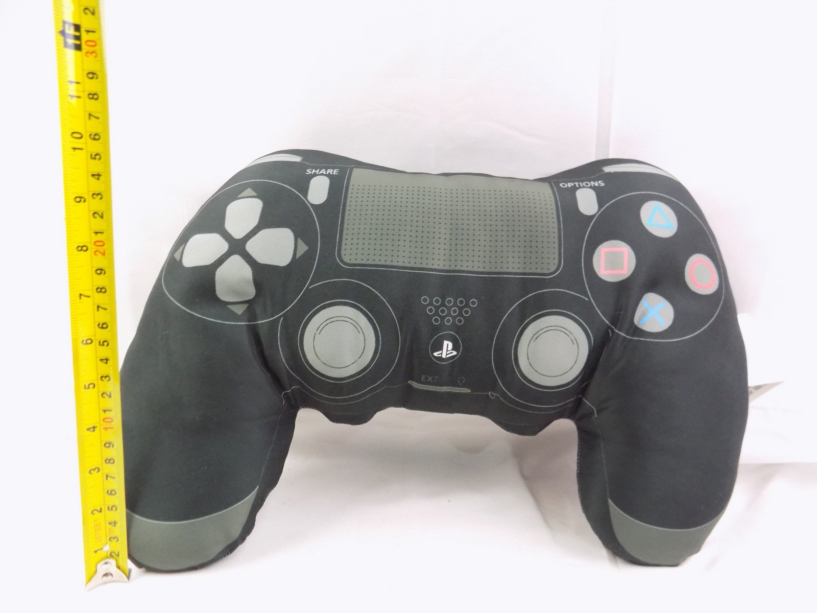 Like New Playstation 4 Ps4 Controller Shaped Cushion 10"x15" Inch Plush ...