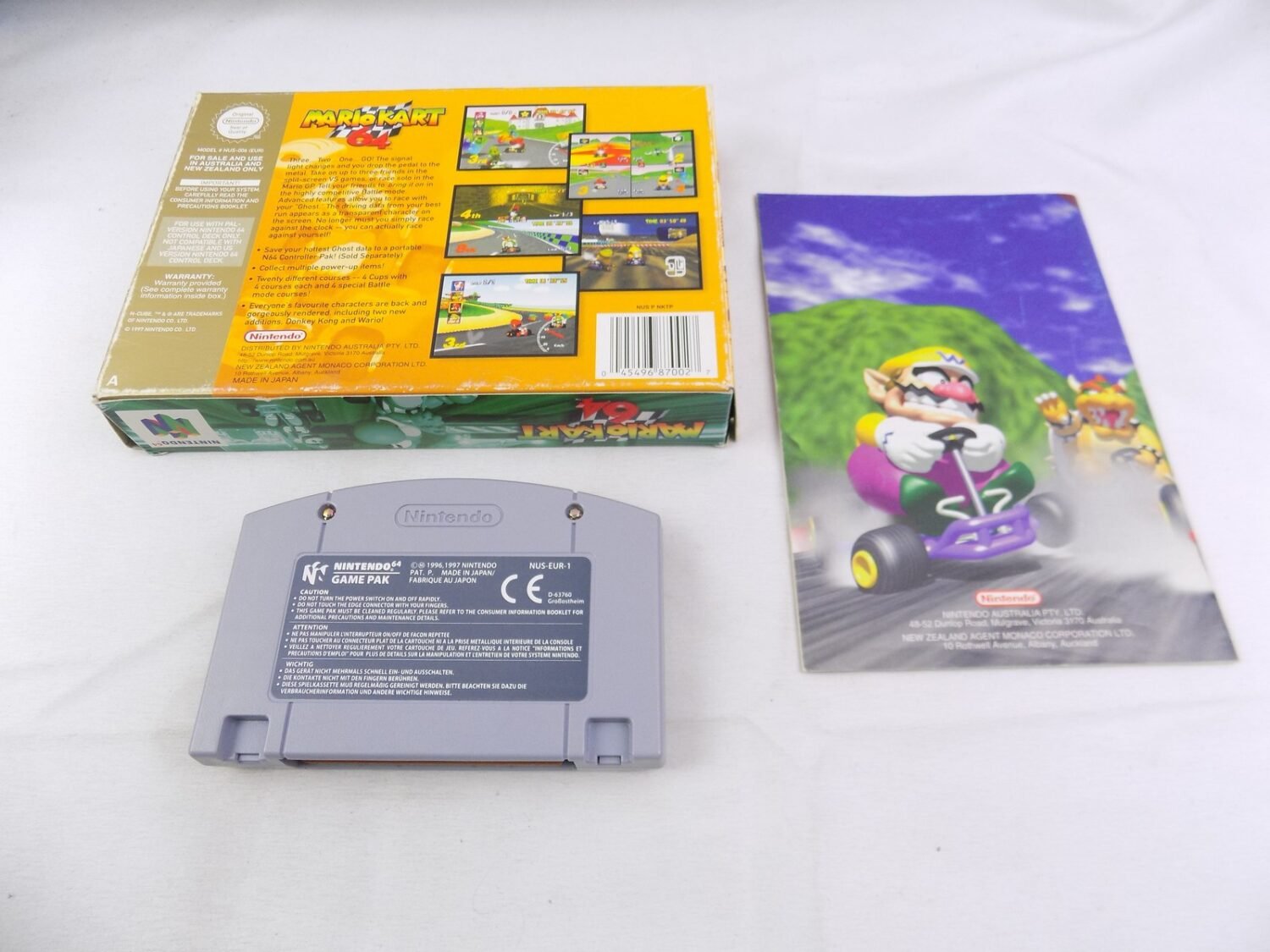 Boxed Nintendo 64 N64 Mario Kart 64 Million Seller Box – Inc Manual ...