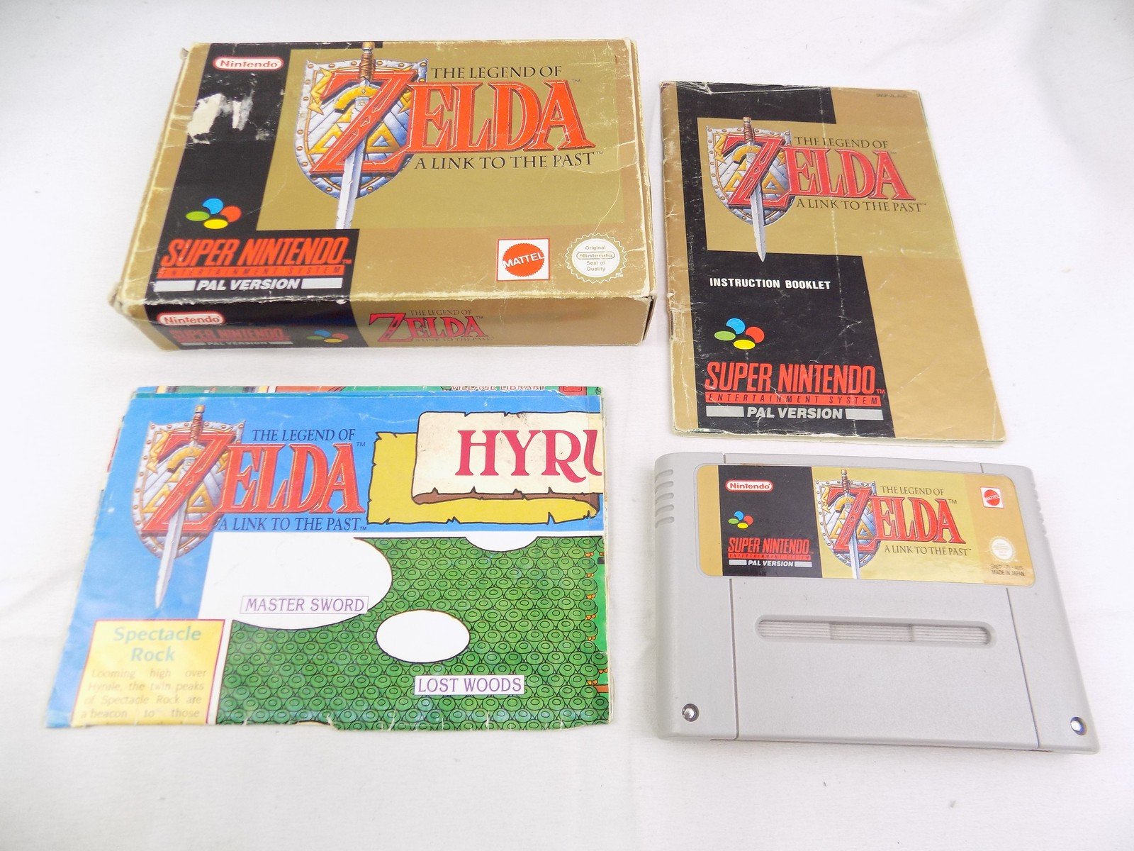 Boxed Like New SNES Super Nintendo The Legend of Zelda A Link To The ...