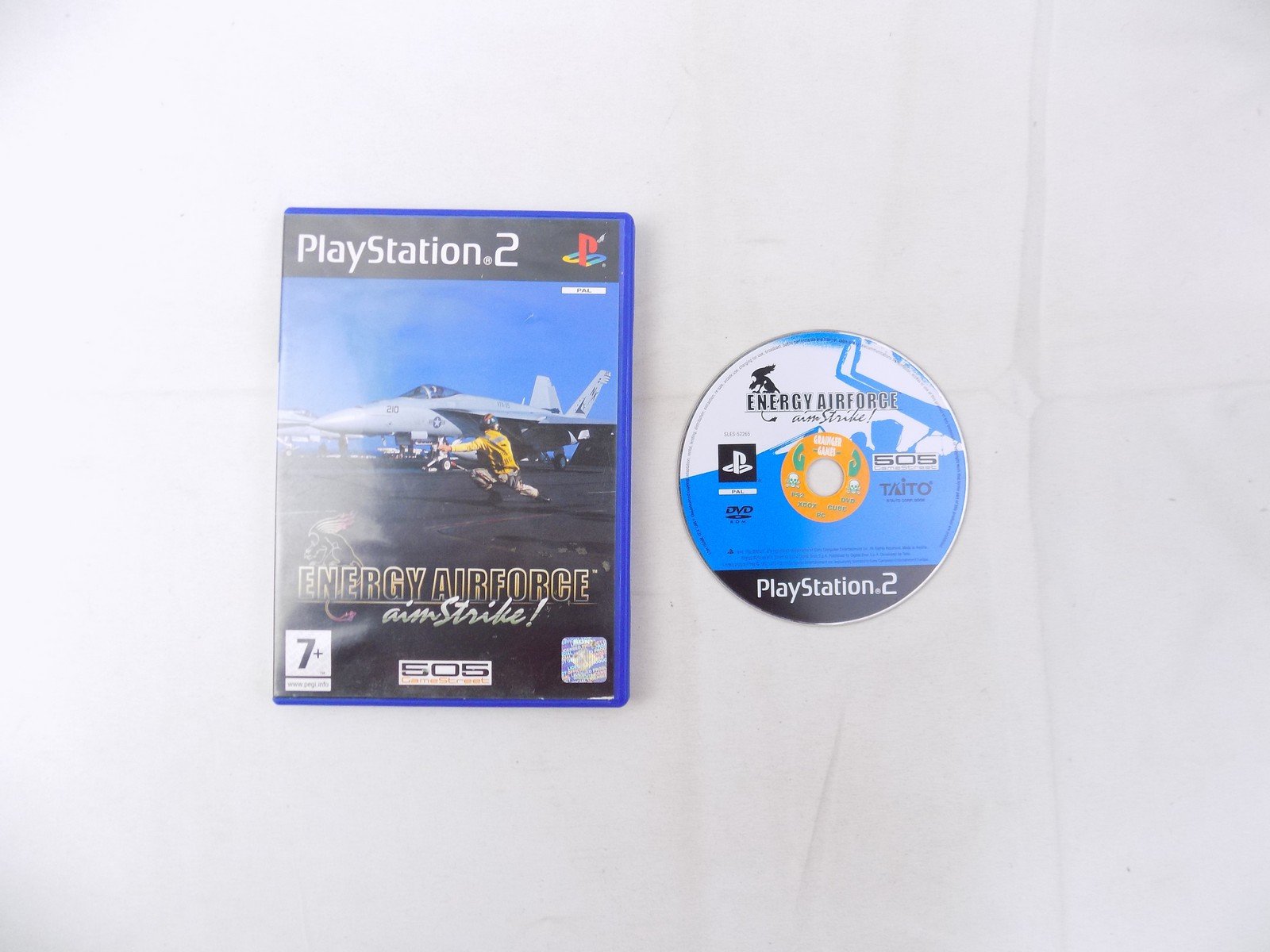 Mint Disc Playstation 2 Ps2 Energy Airforce Aim Strike! - No Manual ...