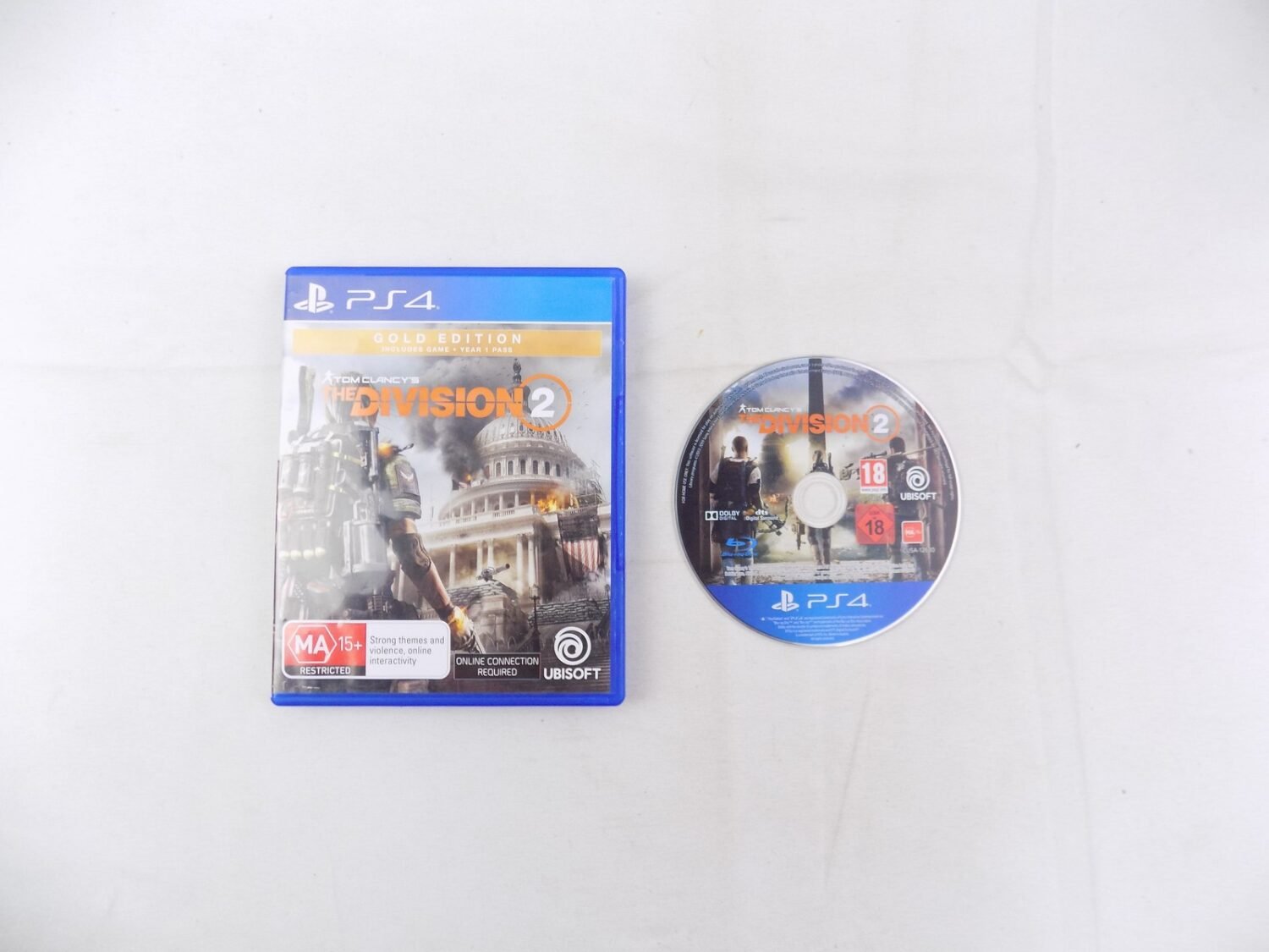 Mint Disc Playstation 4 Ps4 Tom Clancy's The Division 2 Gold Edition ...