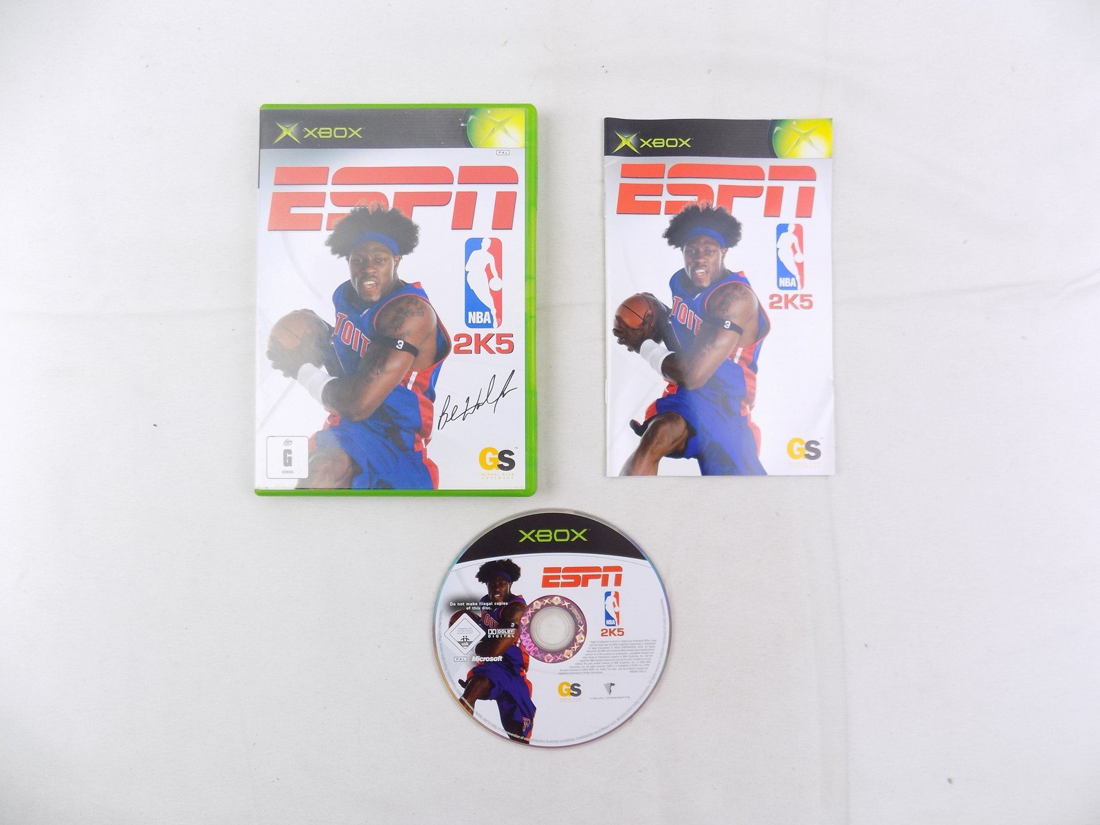 Mint Disc Xbox Original ESPN NBA 2K5 - Inc Manual - Starboard Games