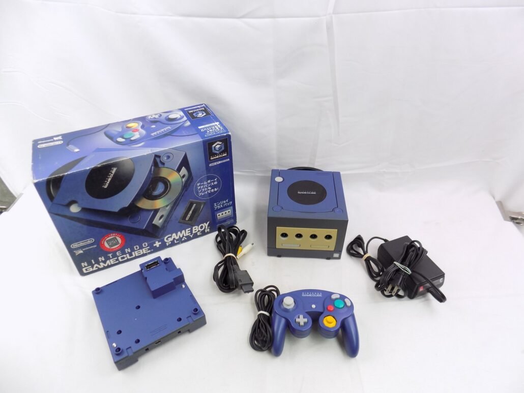 Boxed Nintendo Gamecube Indigo Console with Gameboy Player ...