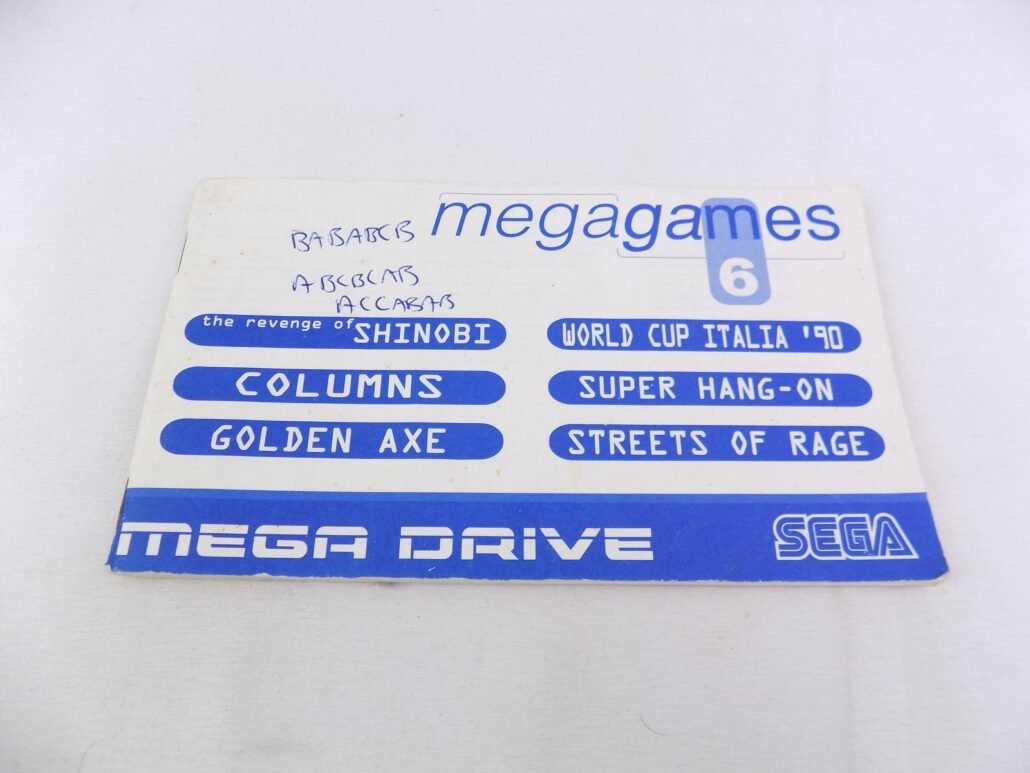 Sega Mega Drive Mega Games 6 Instruction Manual Only - Starboard Games
