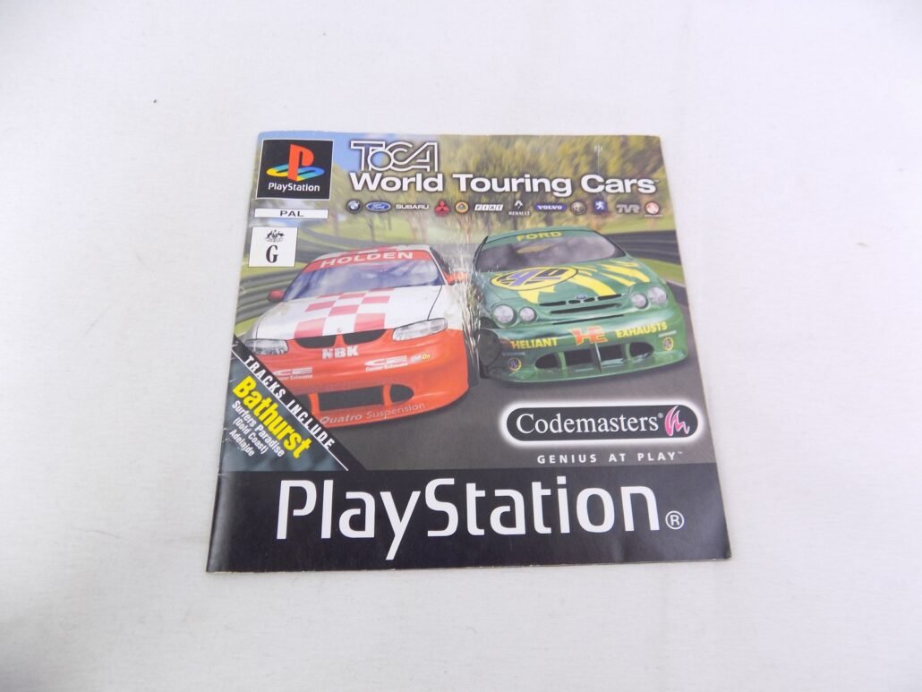 Playstation 1 Ps1 TOCA World Touring Cars Instruction Manual Only ...