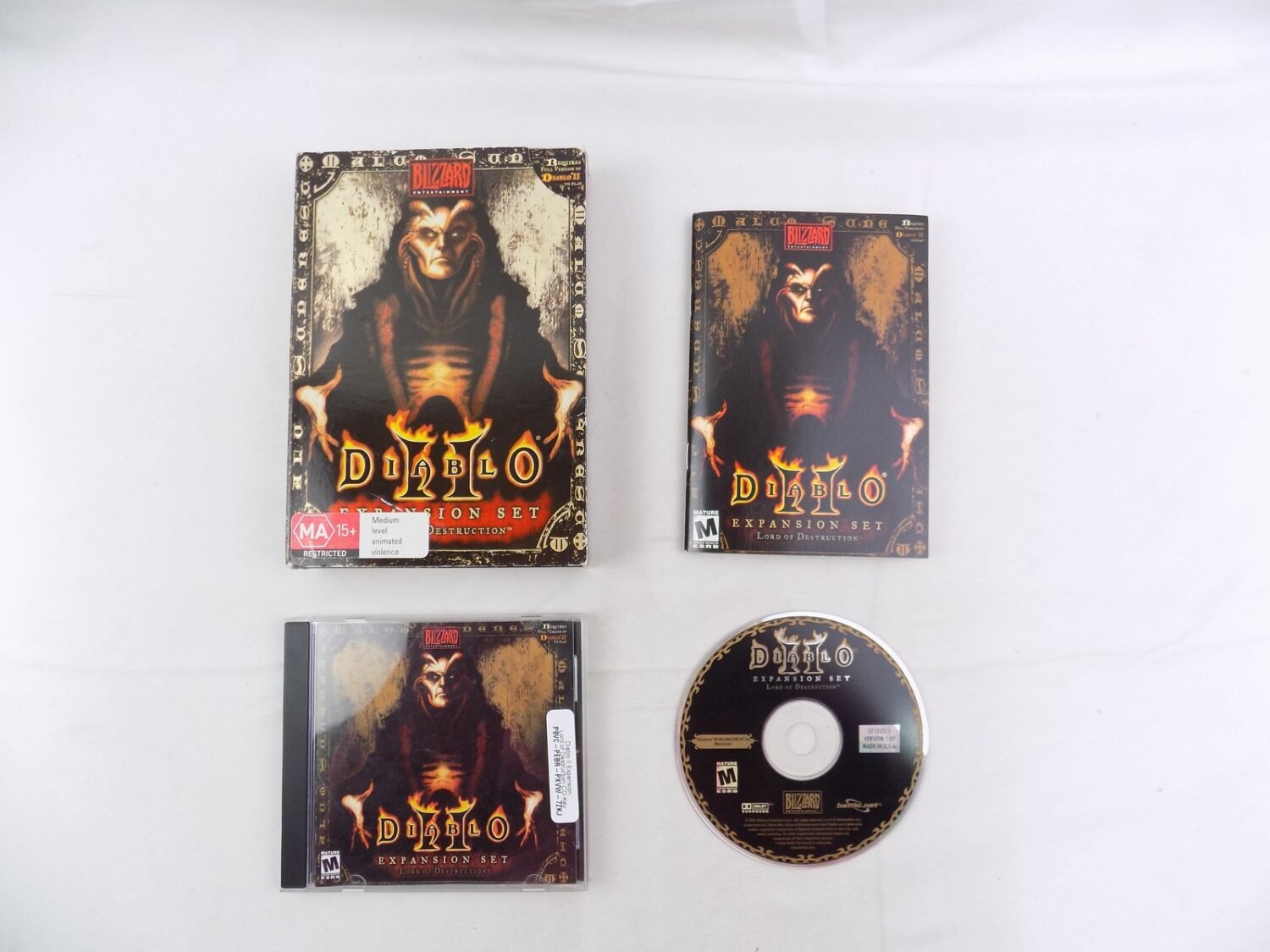 Mint Disc PC Diablo II 2 Lord of Destruction Expansion Set - Starboard ...